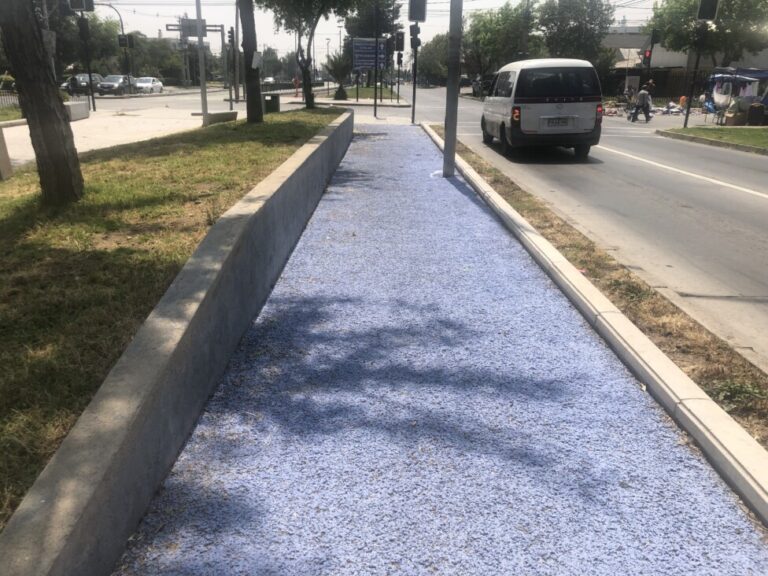 En la avenida Las Industrias, en el sur del municipio chileno de San ...